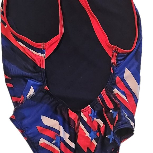 Speedo | Swim | Speedo Womens Stripes And Stars Relay Back Onepiece ...